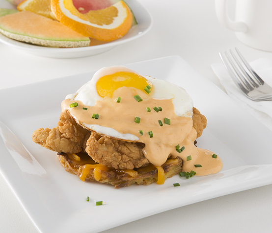 Chicken Fritter Potato Stack - Pilgrim's Foodservice