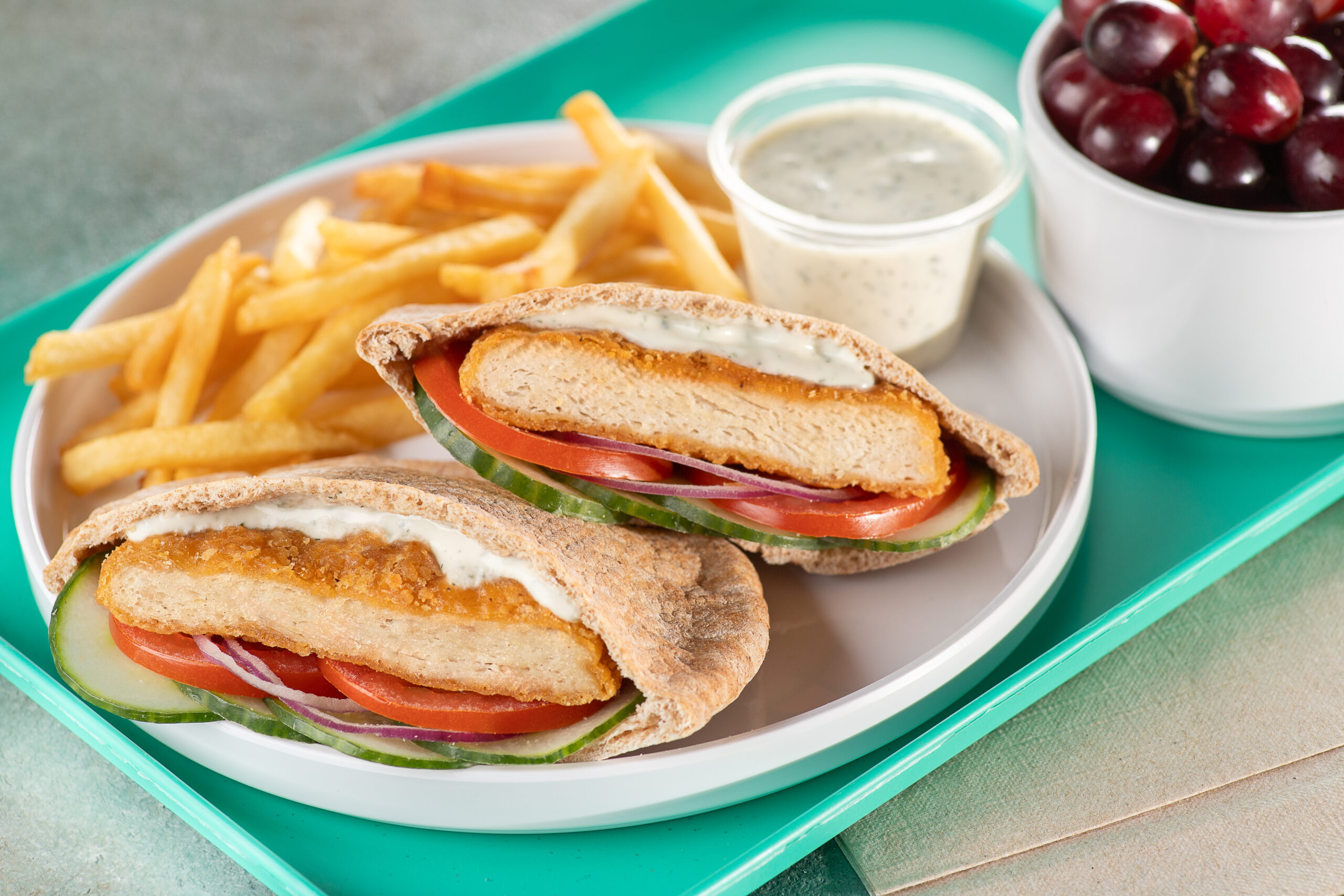 Pita Pocket Greek Sandwich - Pilgrim's Foodservice